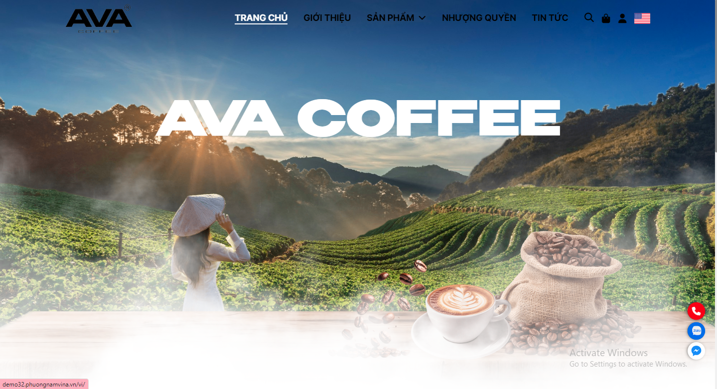 Nhượng Quyền Chuỗi Coffee AVA - Gói 75 triệu động